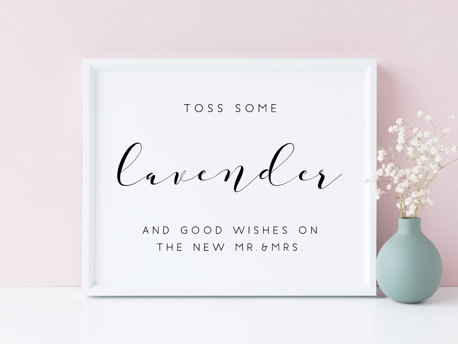Lavender Toss Sign. Wedding Send Off. Wedding Lavender | Etsy