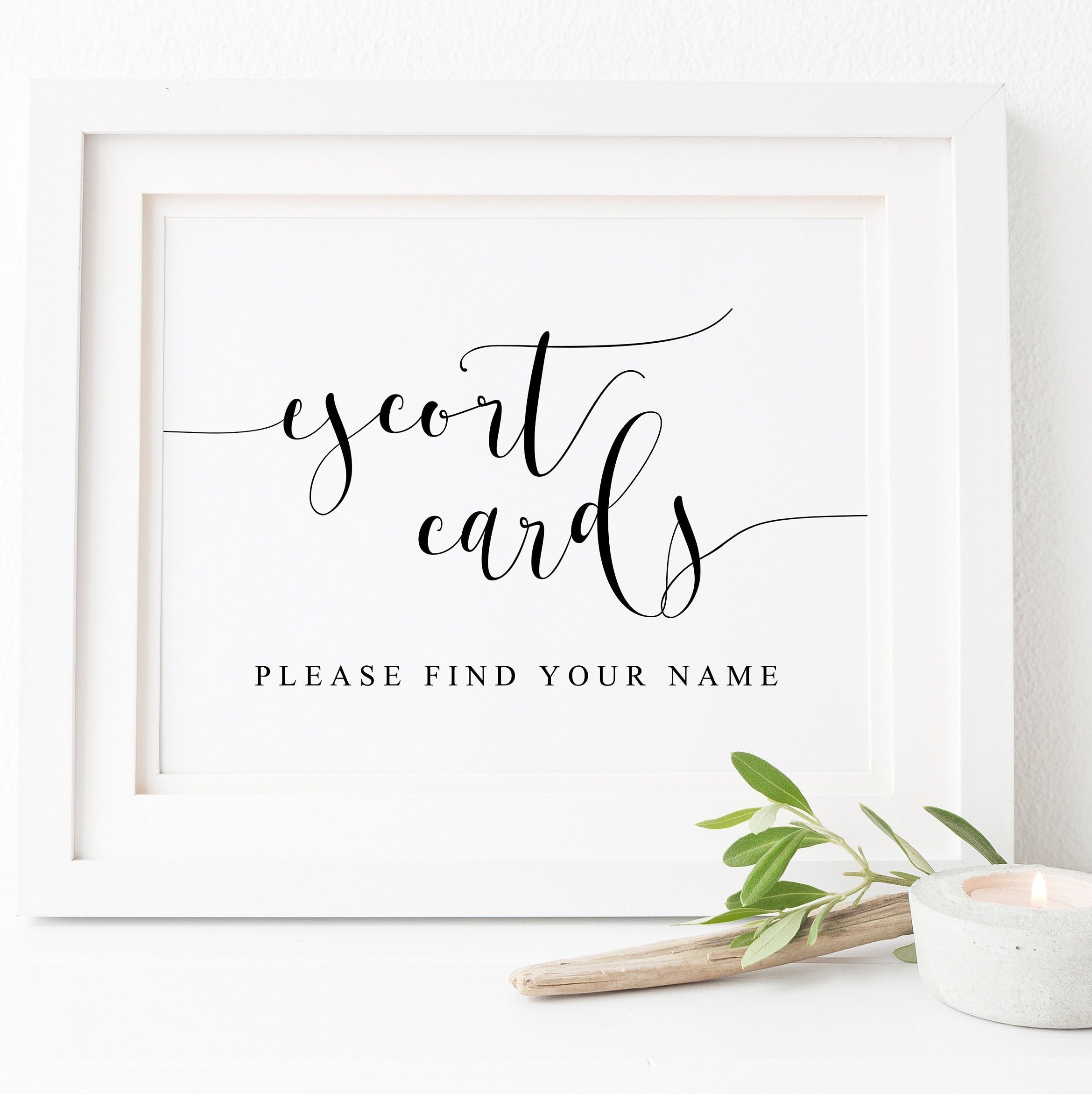 Escort Cards Sign. Wedding Day Signs. Reception Signs. Seating | Etsy