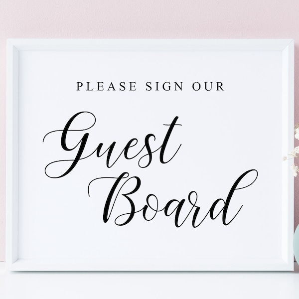 Guest Signing Board - Etsy