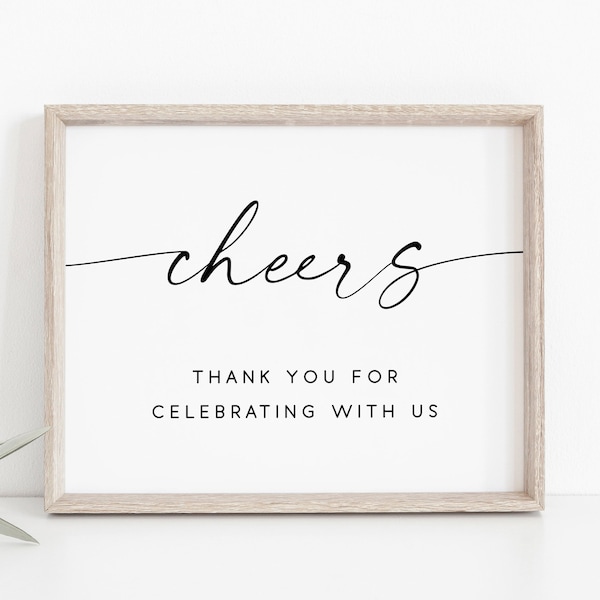 Cheers Sign - Etsy