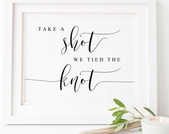 Take a Shot Sign | Etsy