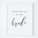 Guess the Age of the Bride Sign.how Old Was the Bride to Be Sign.guess ...