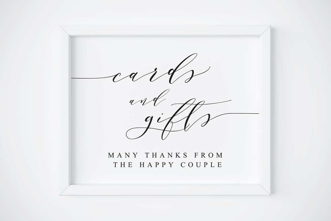 Cards and Gifts Sign.wedding Cards Sign.wedding Gifts Sign.cards and ...