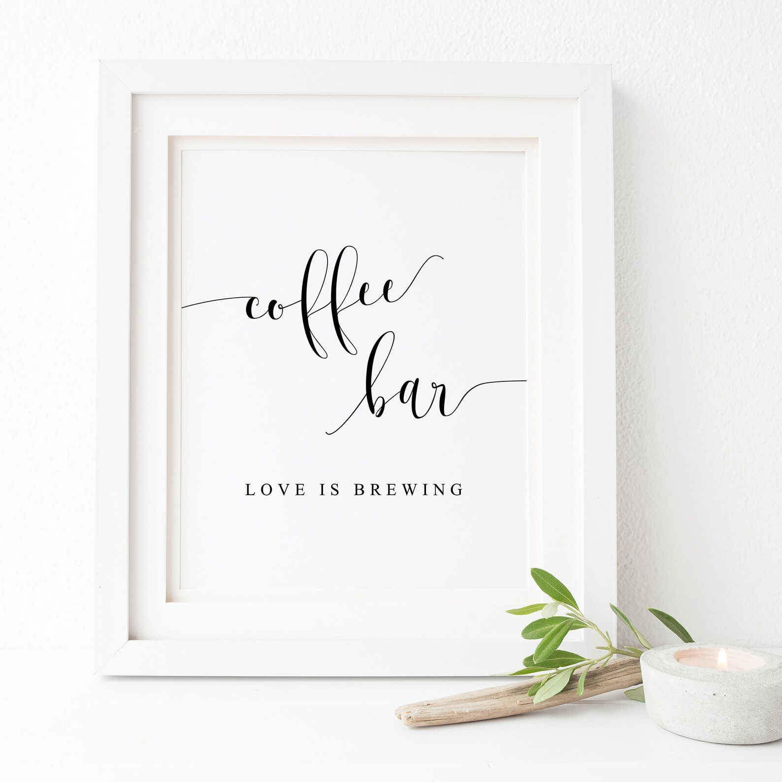 Coffee Bar Sign. Coffee Bar. Wedding Signs. Wedding Coffee - Etsy