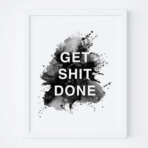 Wall Décor Inspirational Quote Print Typography Poster *Instant ...