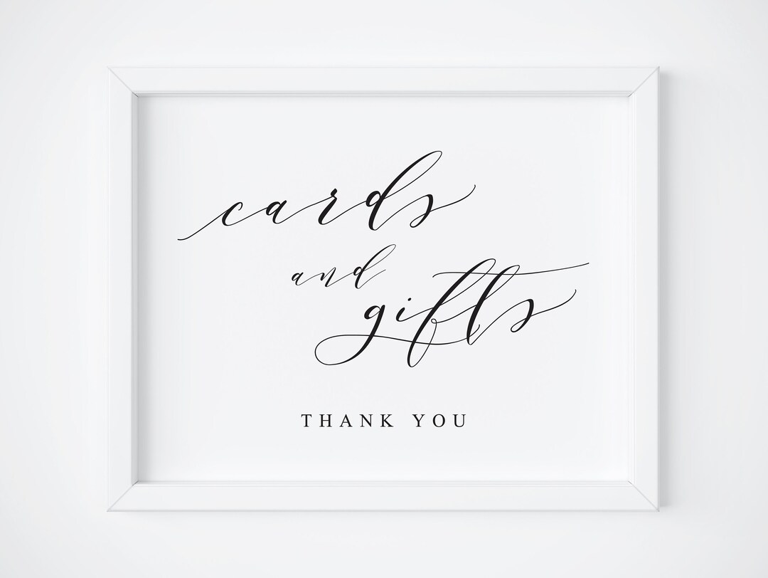 Cards and Gifts Sign.wedding Cards Sign.wedding Gifts Sign.cards and ...