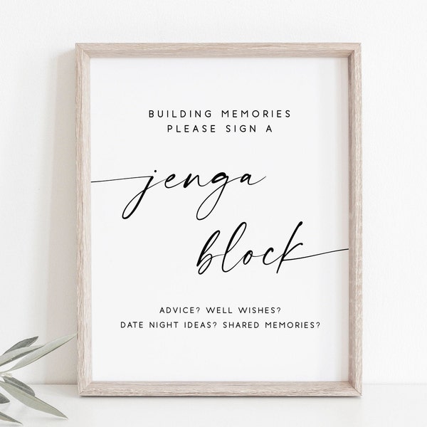 Wedding Jenga - Etsy