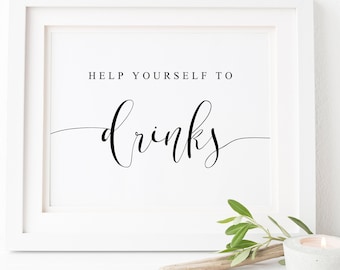 Beer and Wine Sign Alcohol Sign Wedding Bar Sign Wedding - Etsy