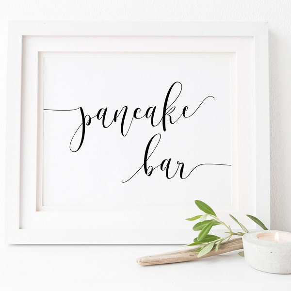 Pancake Wedding Sign - Etsy