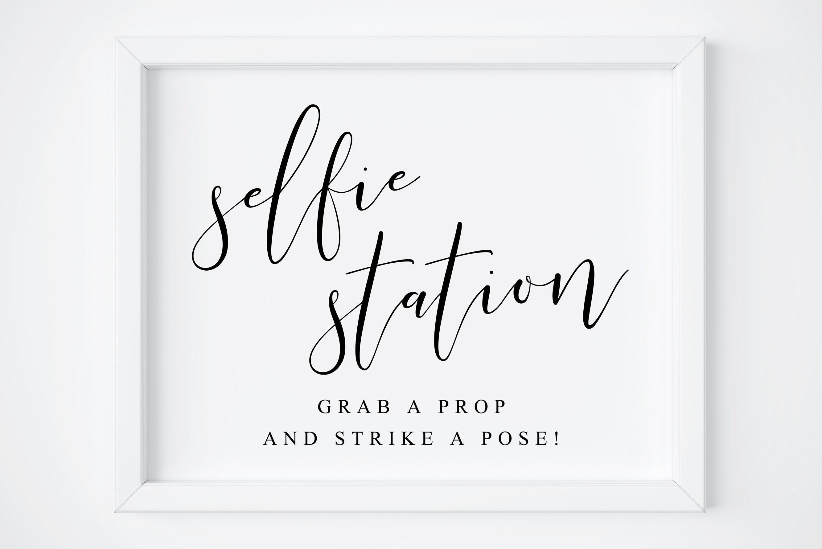 Selfie Station Signs