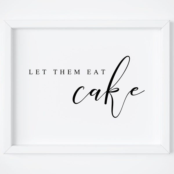 Let Them Eat Cake - Etsy