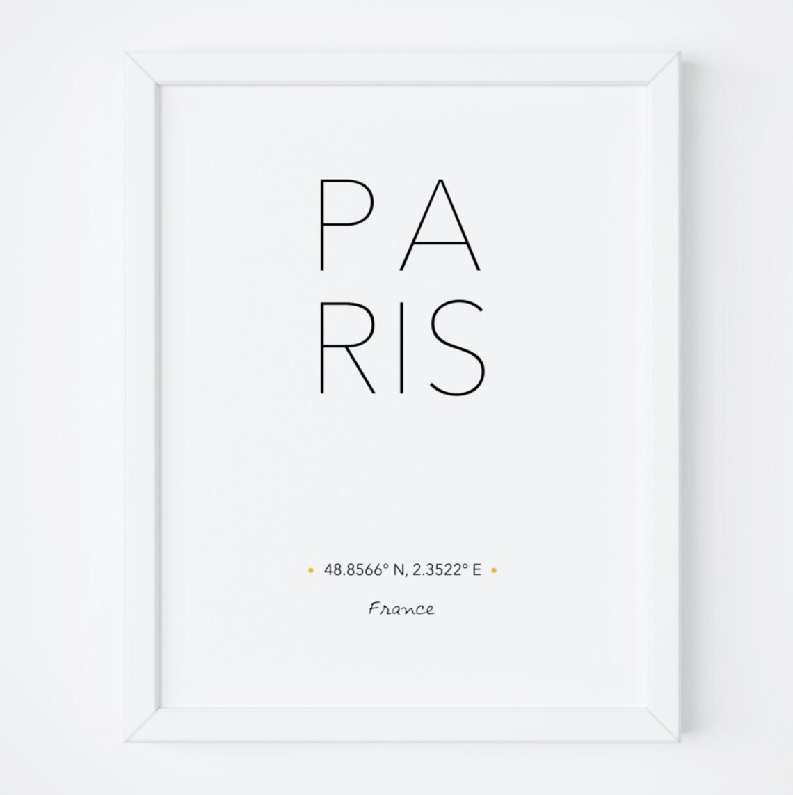 Paris Print Paris Poster Paris Printable Travel Poster | Etsy