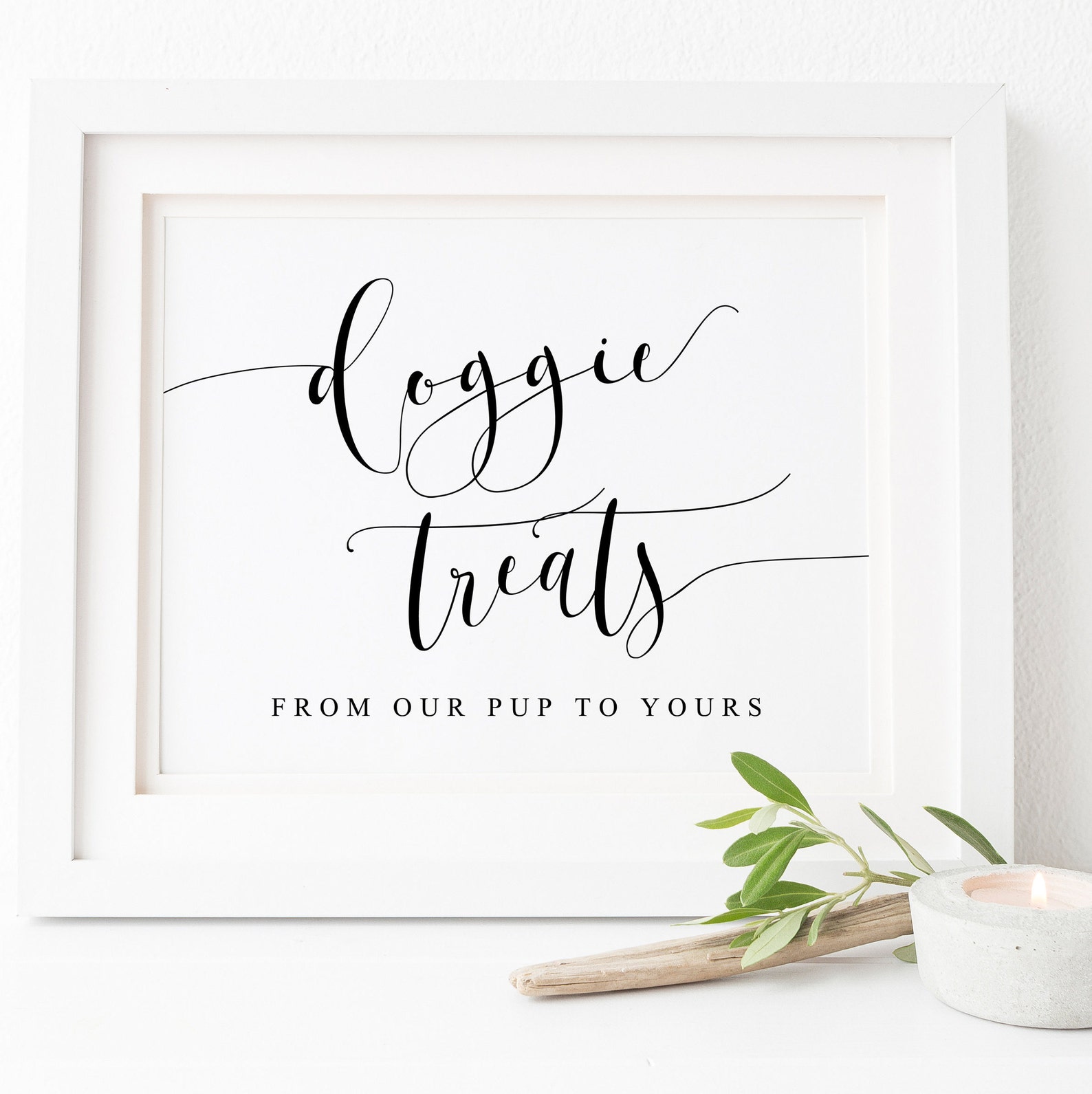 Doggie Treats Sign.doggie Bags Sign.printable Dog Treats - Etsy