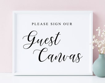 Wedding Sign Canvas | Etsy