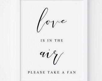 Wedding Fan Sign | Etsy