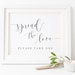 Spread the Love Wedding Sign-wedding Favor Sign- Favor Sign-wedding ...