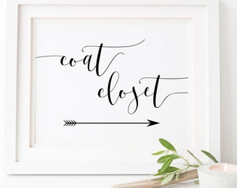 Coat Check Signs Printable - Etsy