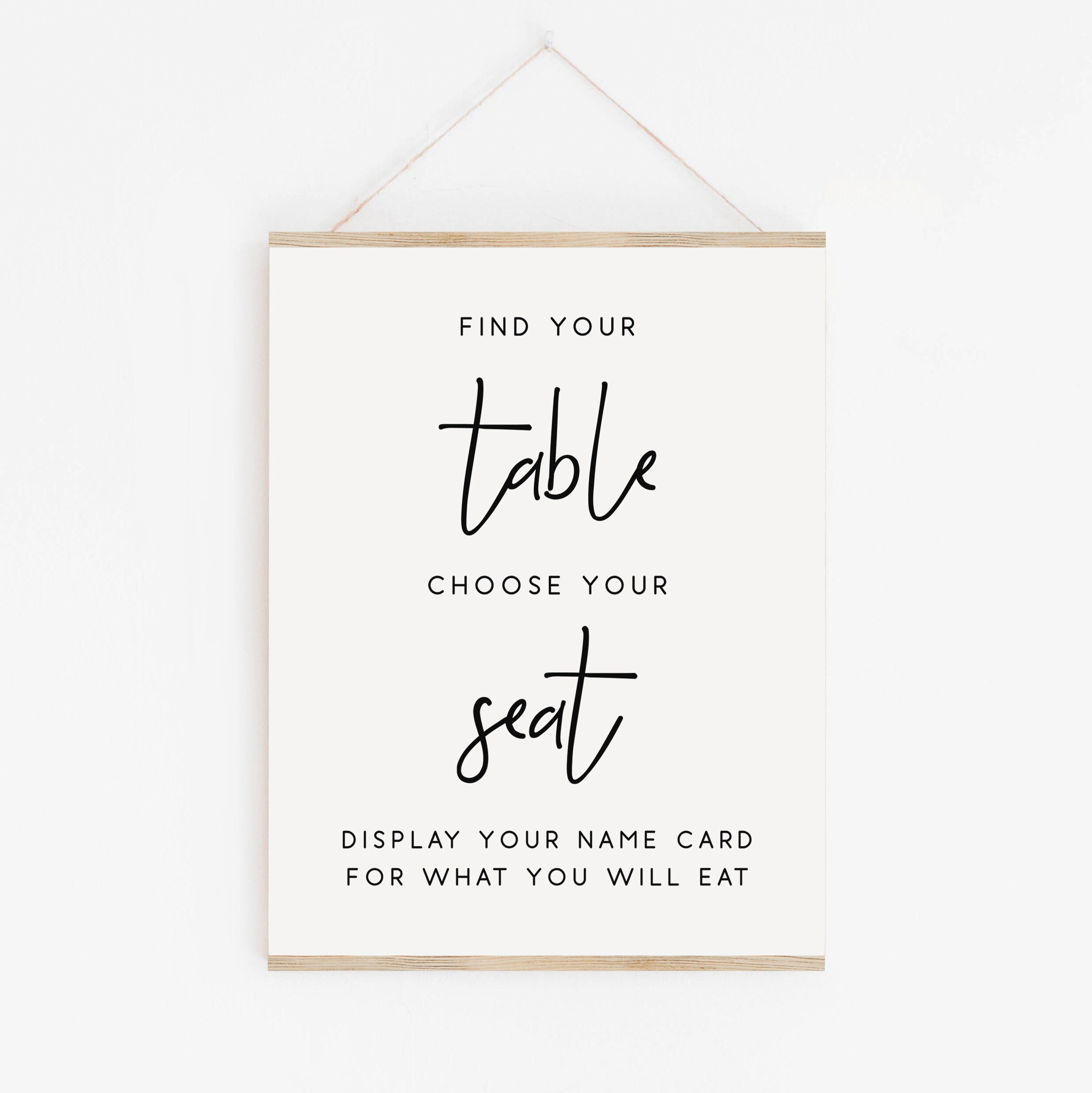 Find Your Table Sign.Please Find Your Seat Sign.Take Your Name | Etsy