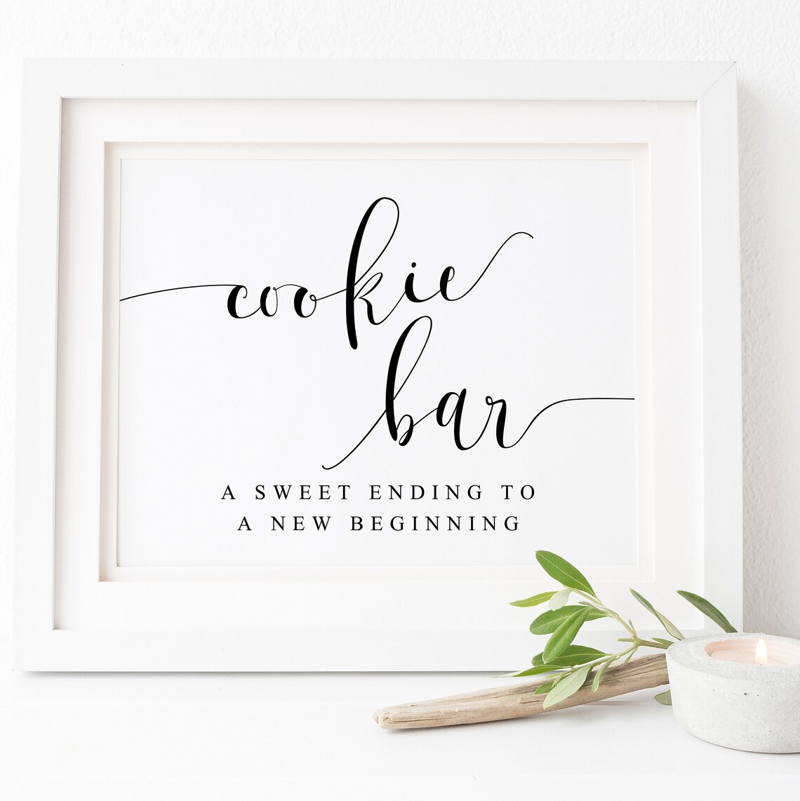 Cookie Bar Sign-dessert Bar Sign-wedding Signs-wedding Cookie - Etsy