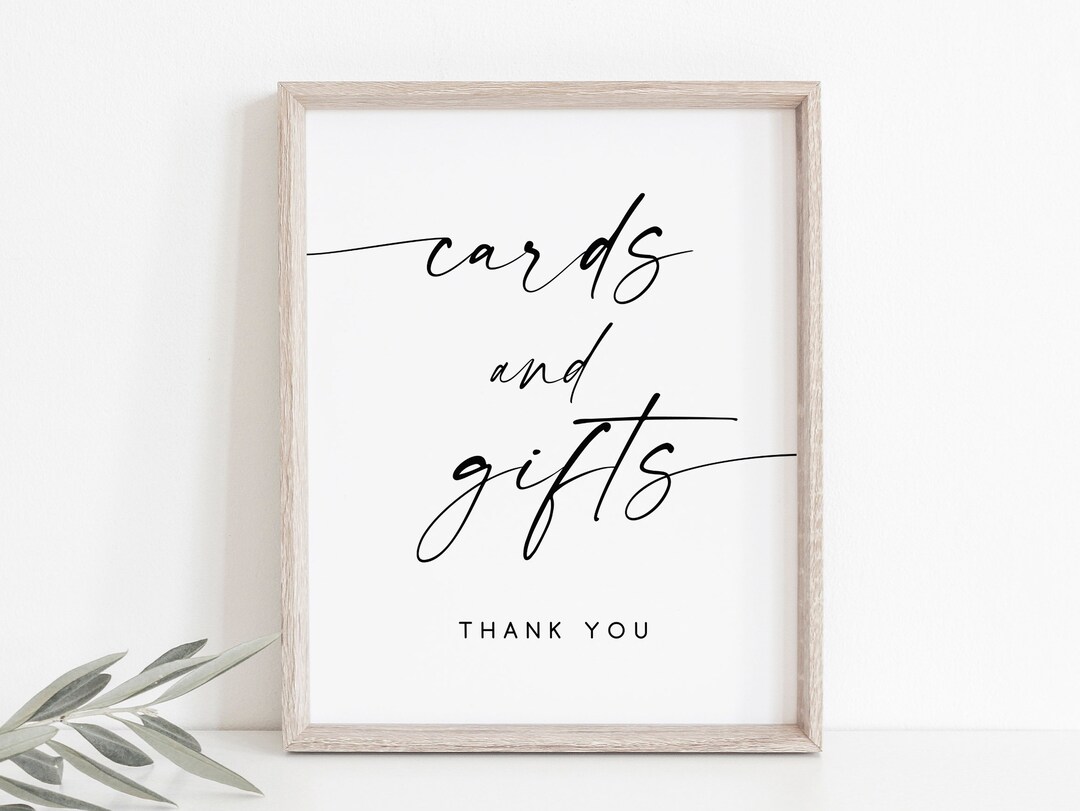 Karten und Geschenke Zeichen. Hochzeitsschilder. Hochzeitskarten Schild ...