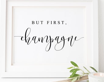 But First Champagne | Etsy