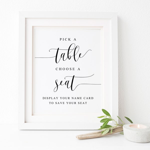 Place Card Sign - Etsy