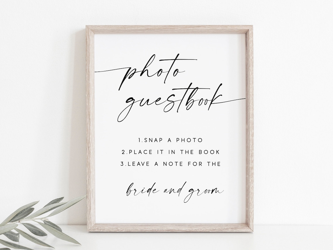 Photobooth Guestbook Sign.wedding Guest Book Sign.guest Book - Etsy