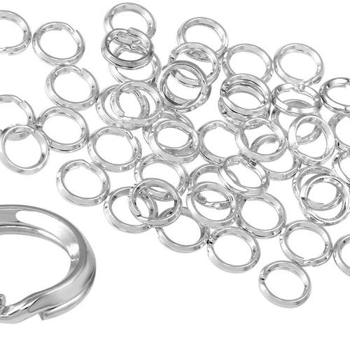 10 Pcs Sterling Silver Clamshell With 2 Rings SS4001801 - Etsy