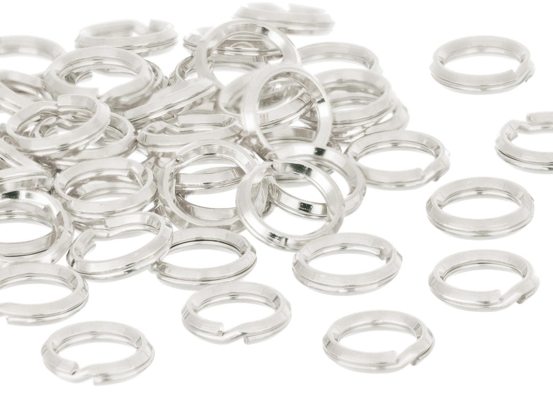 5 Pcs Bag of 6 Mm Sterling Silver Split Ring (SS4003206) - Etsy