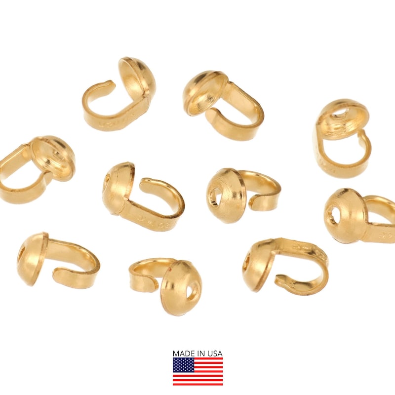 14k Gold Fill Bead Tips - Etsy