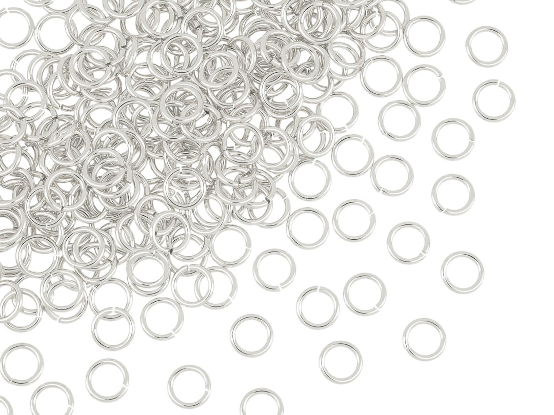 Sterling Silver Open Jump Rings - 20g 5mm 20 Pcs. (SS20GOJR05) - Etsy