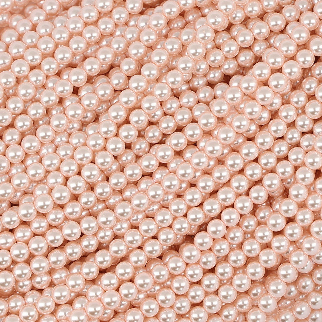 15 IN Strand of 5 Mm Pink Faux Pearl Beads(mmp100110) - Etsy