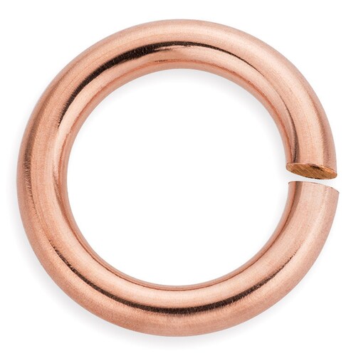 30mm Rose Gold Plated Key Chain Rings With Attached Chain | Etsy