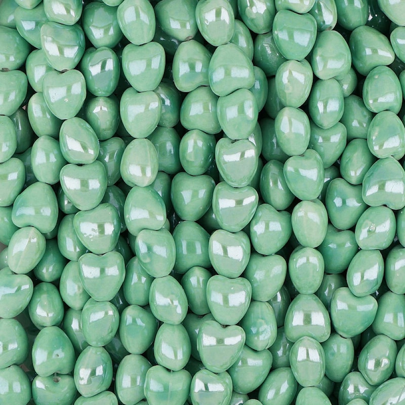 Mint Heart - Etsy