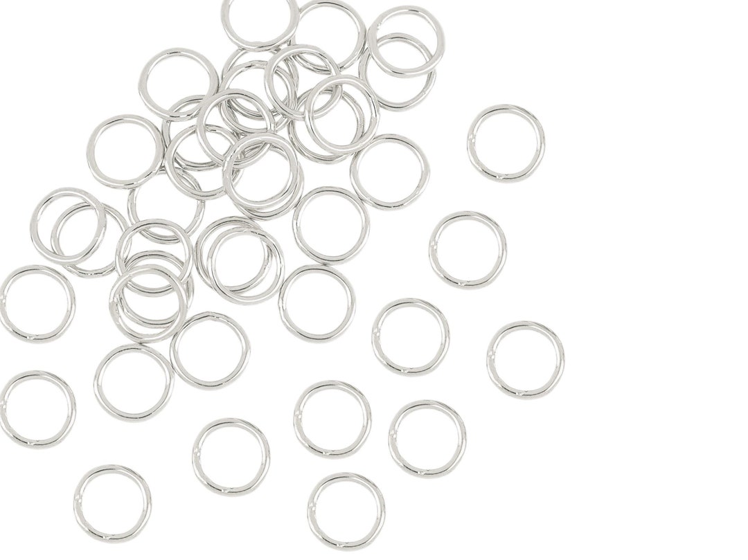 Sterling Silver Closed Jump Rings - 20g 6mm 10 Pcs (SS20GCJR06) - Etsy