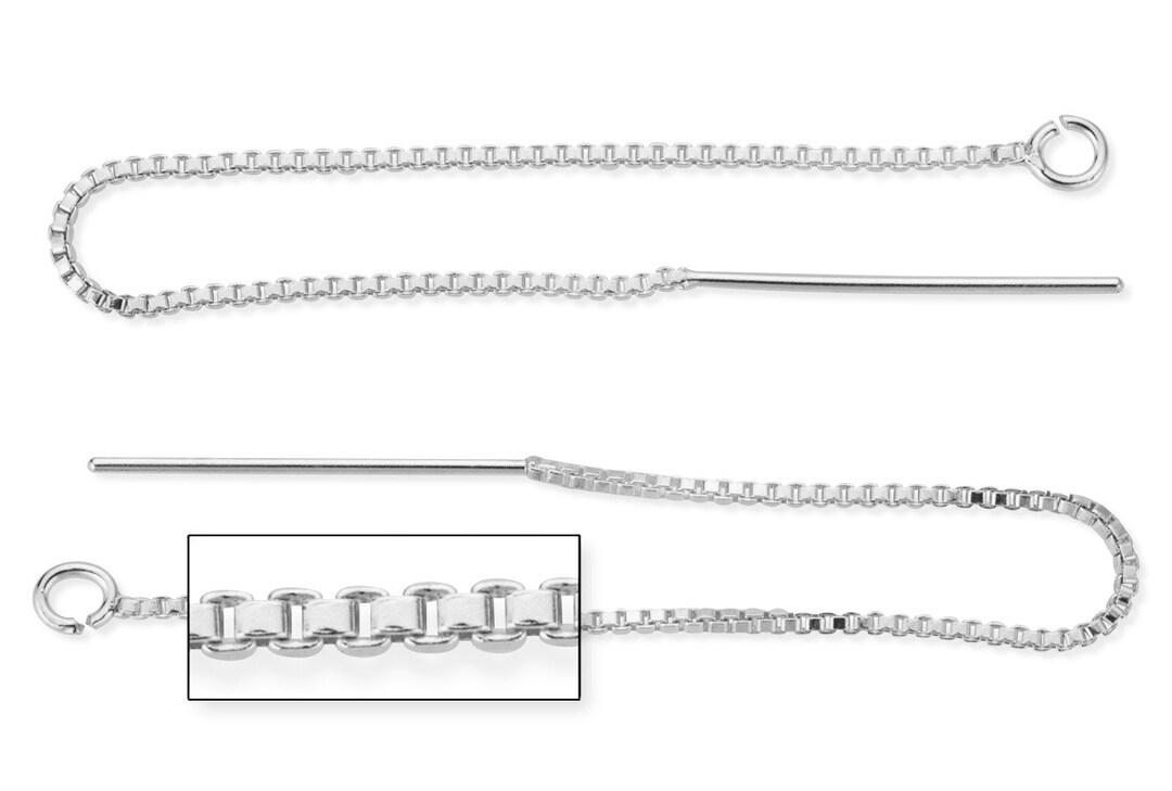 1 Pair Bag of Silver 2 in Box Chain Thread SS4001704 - Etsy