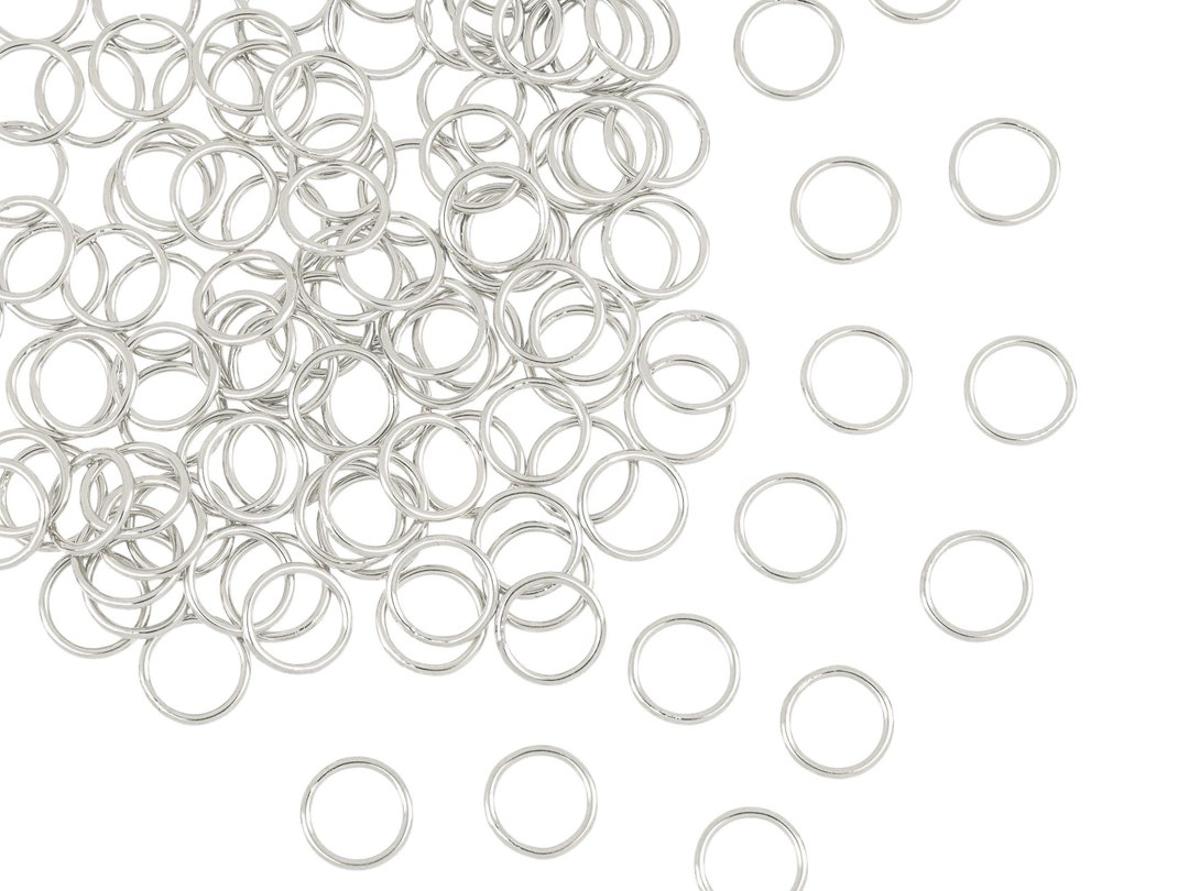 Sterling Silver Closed Jump Rings - 20g 7mm 10 Pcs (SS20GCJR07) - Etsy