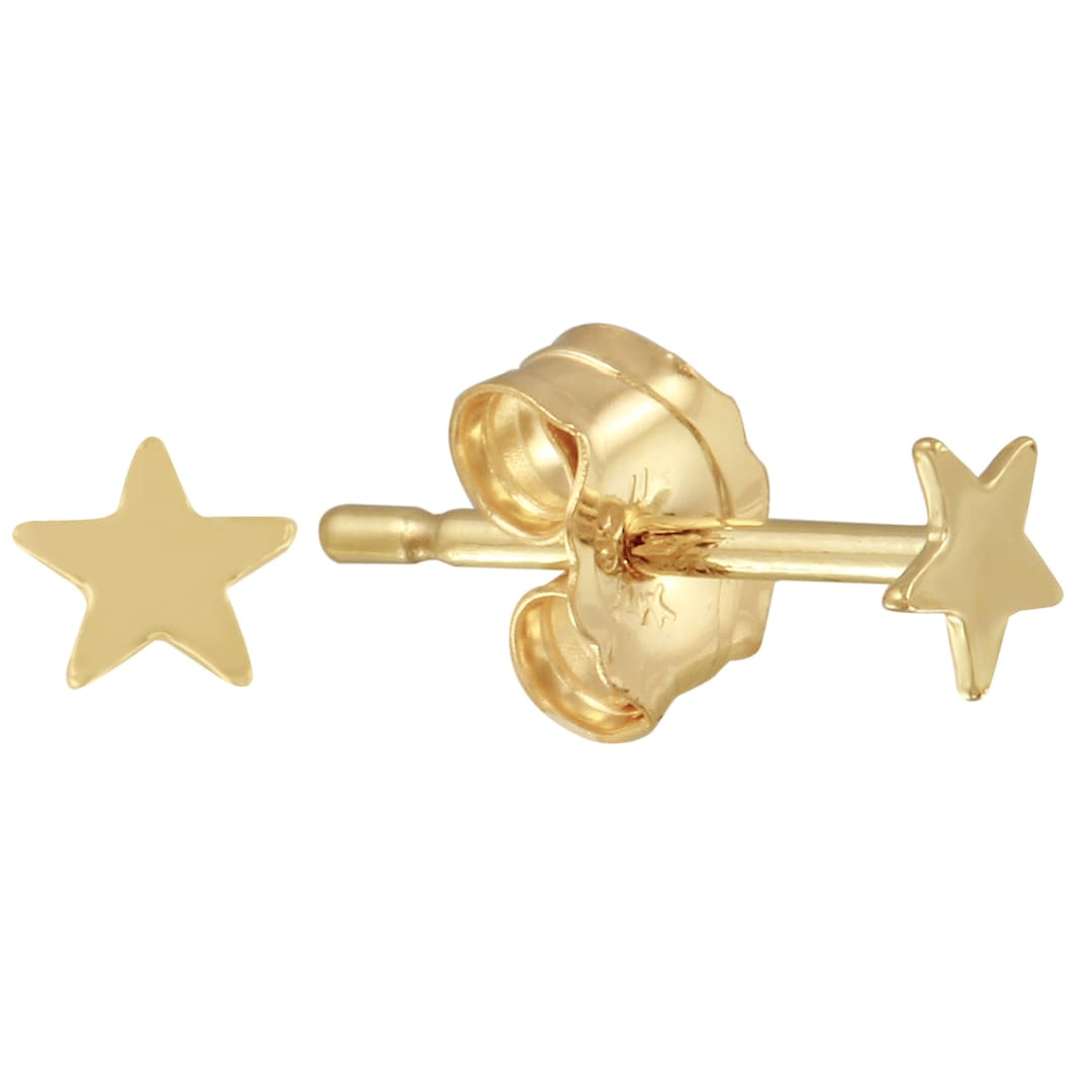 1 Pair Bag of 3.5 Mm 14k Gold Filled Star Posts GF4001631 - Etsy