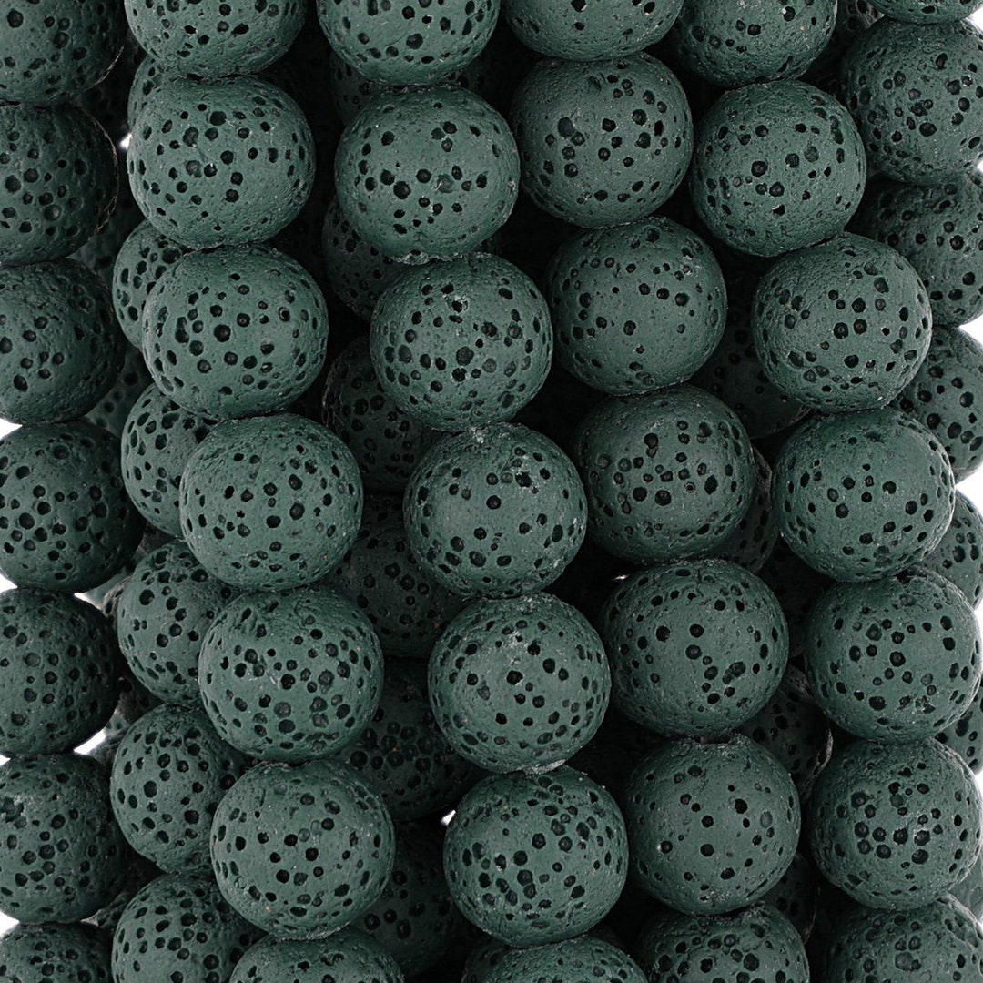 15 in Strand of 10MM Dyed Lava Rock Round Beads Dark Blue(lv101010) - Etsy