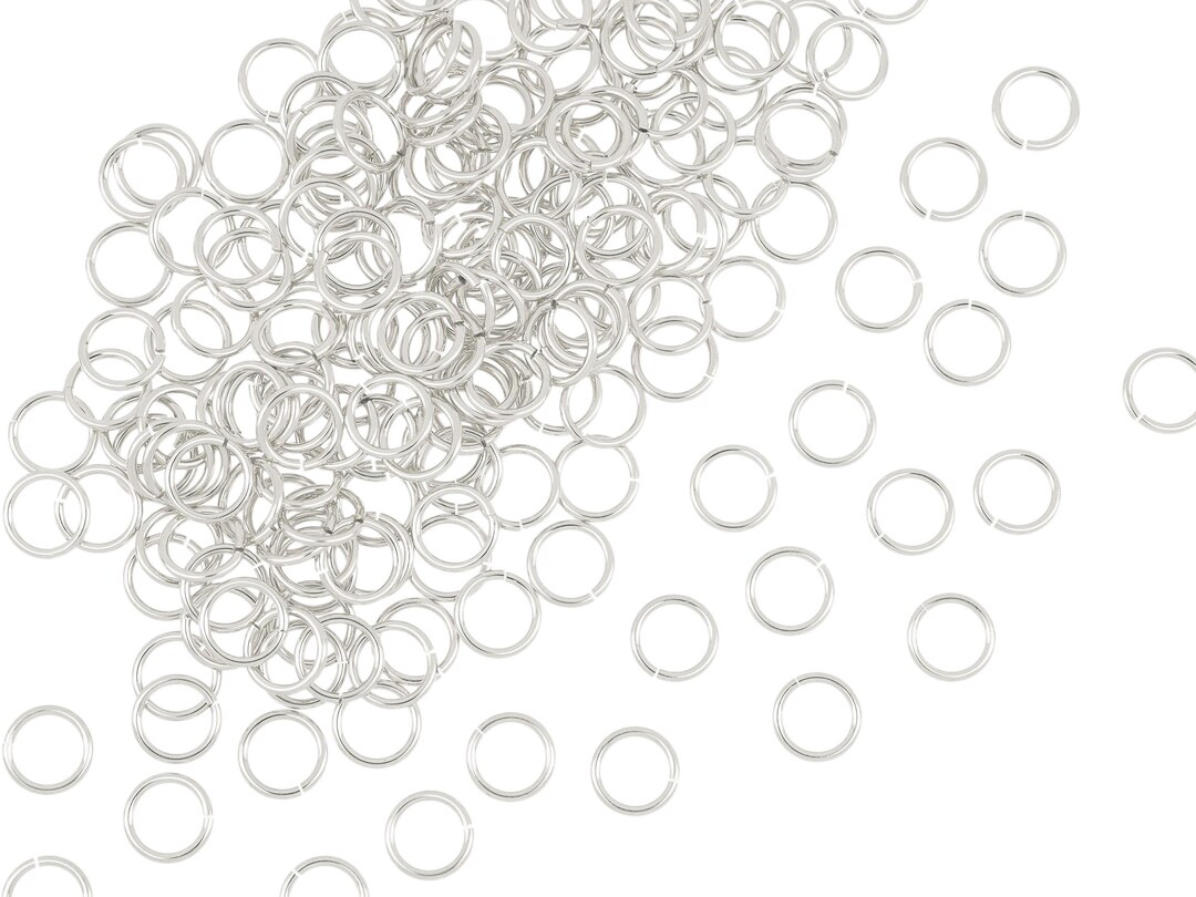 10 Pcs 6 Mm 20g Silver Open Jump Rings (SS20GOJR06) - Etsy