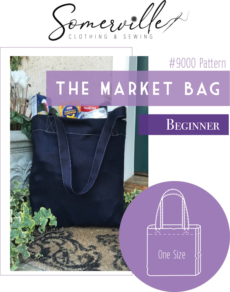Market Bag Pattern PDF Digital Down Load - Etsy