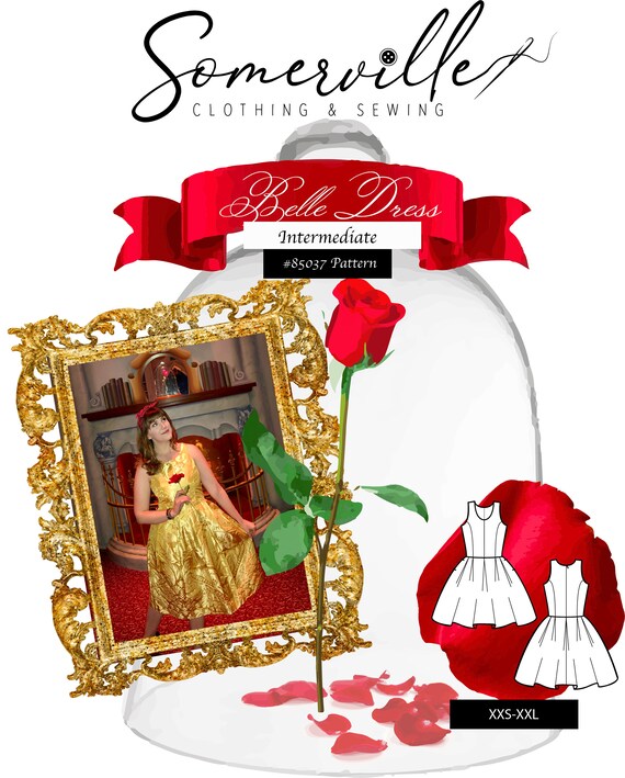 BELLE DRESS Pattern PDF Pattern | Etsy