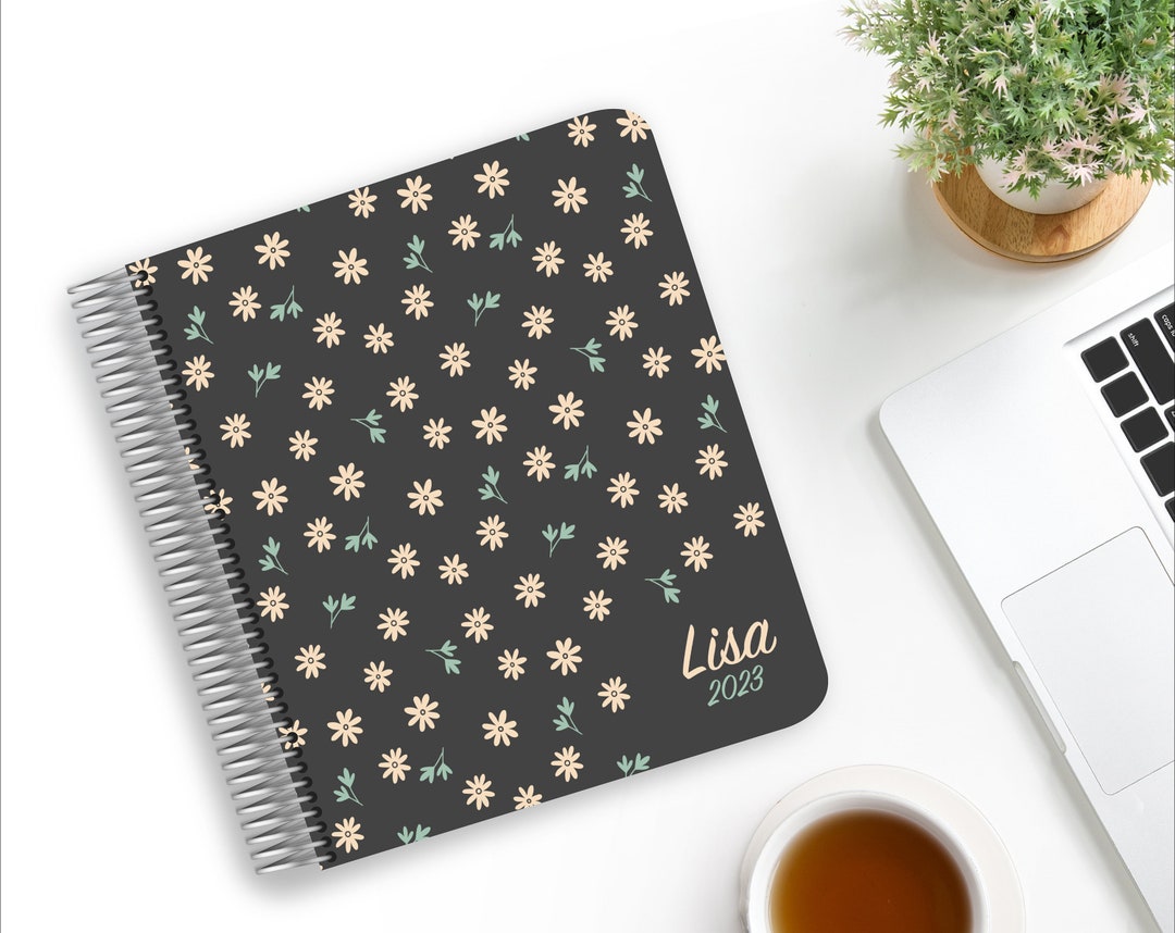 2025 Weekly Planner Daily Planner Monthly Planner Lisa Daisy Pattern 12 ...
