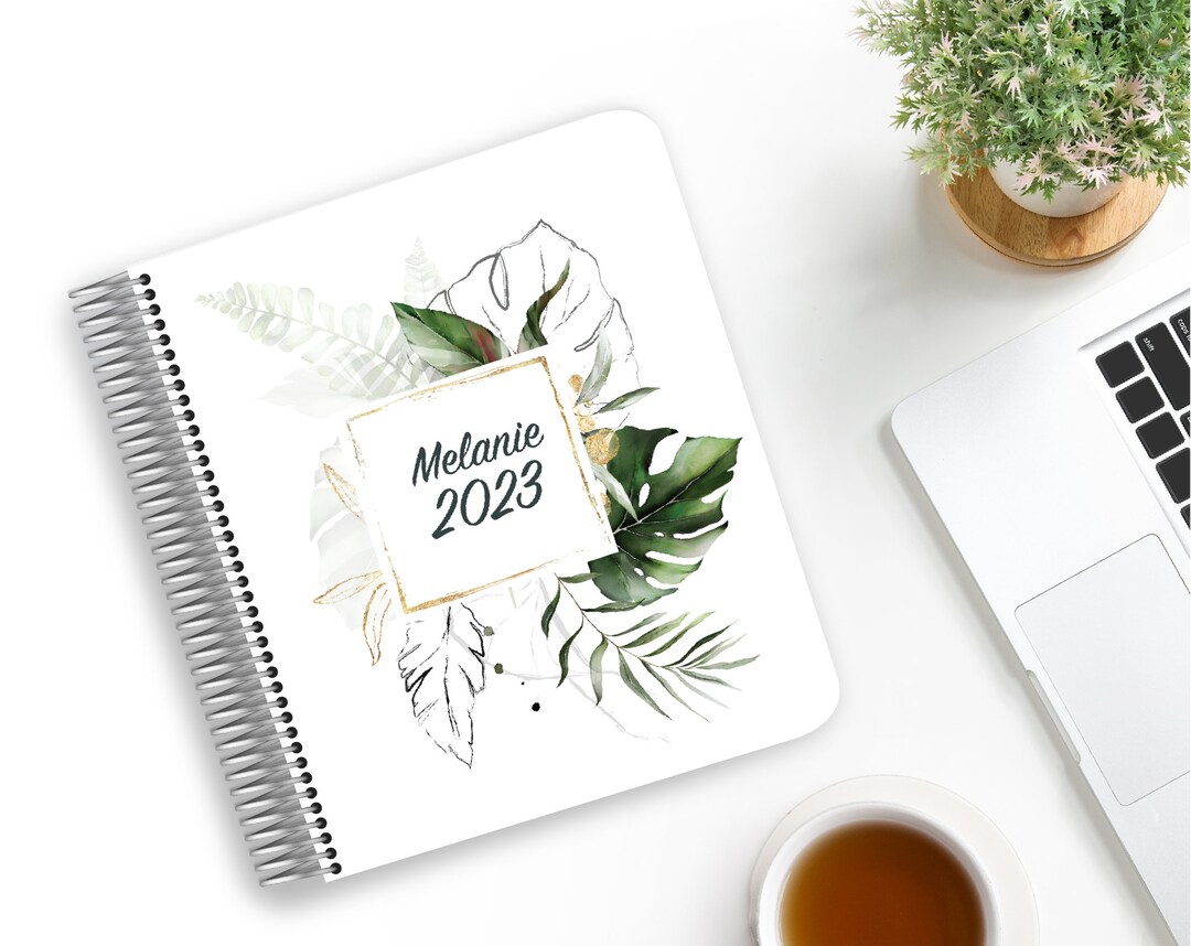 2024 Weekly Planner Daily Planner Monthly Planner Melanie Floral Wreath ...