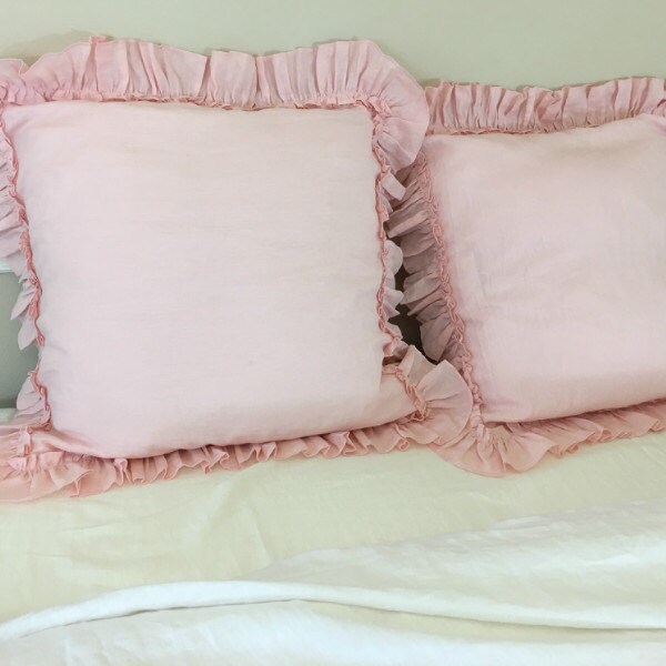 Ruffle Pillow - Etsy