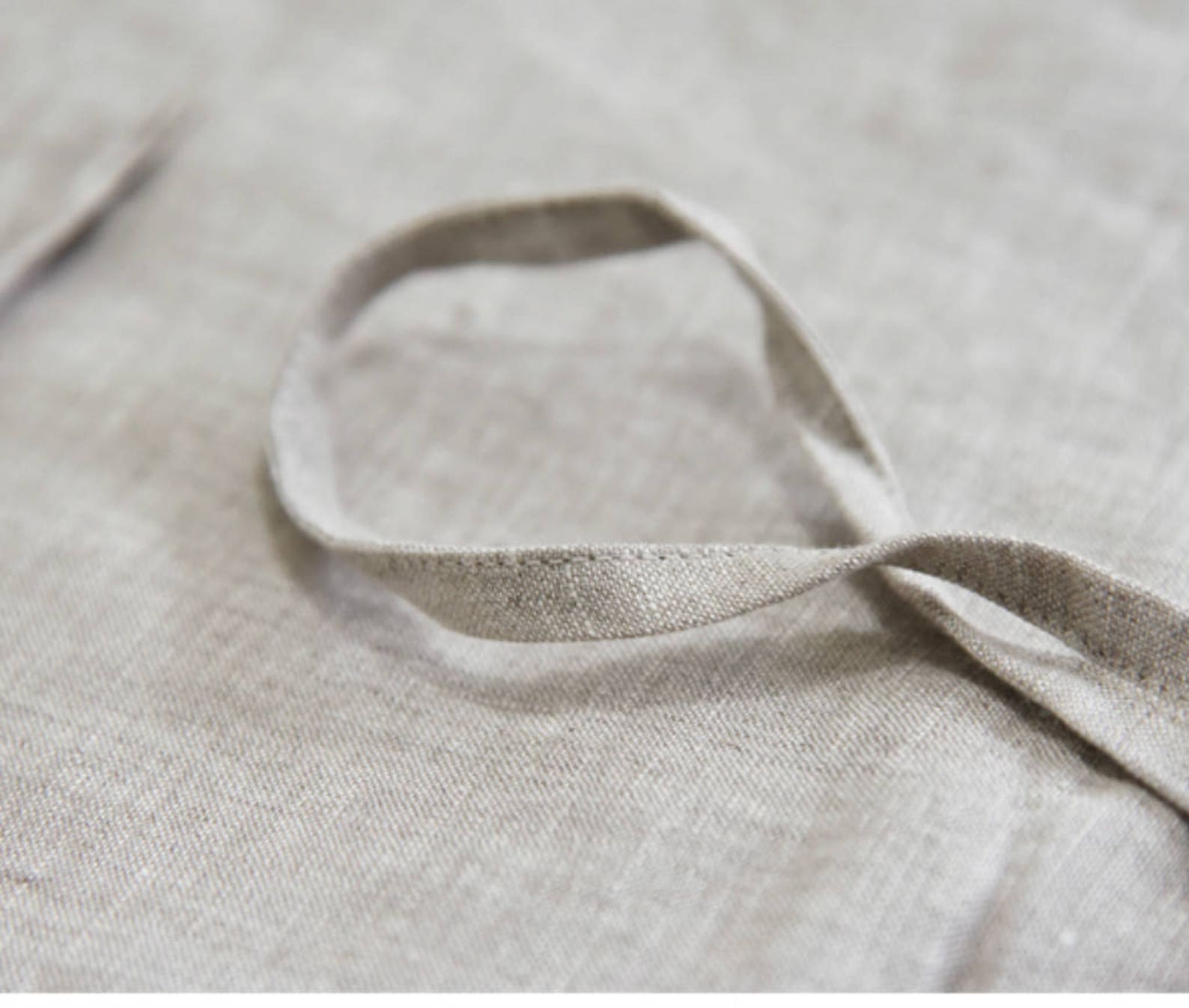 Linen Apron With Adjustable Neck String, Kitchen Apron, French Linen ...