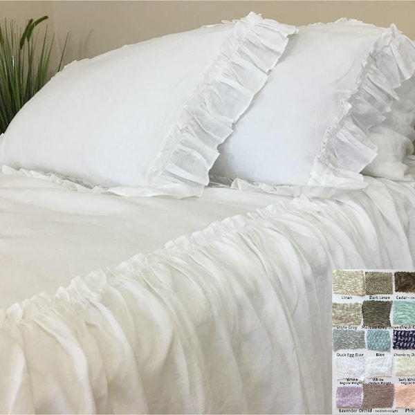 Ruffle Bedspread - Etsy