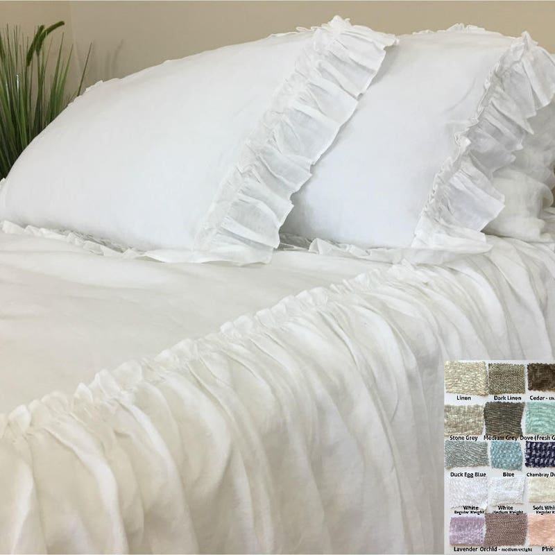 Ruffle Bedspread - Etsy