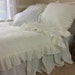 Soft White Ruffle Duvet Cover Ruffle Bedding Shabby Chic - Etsy