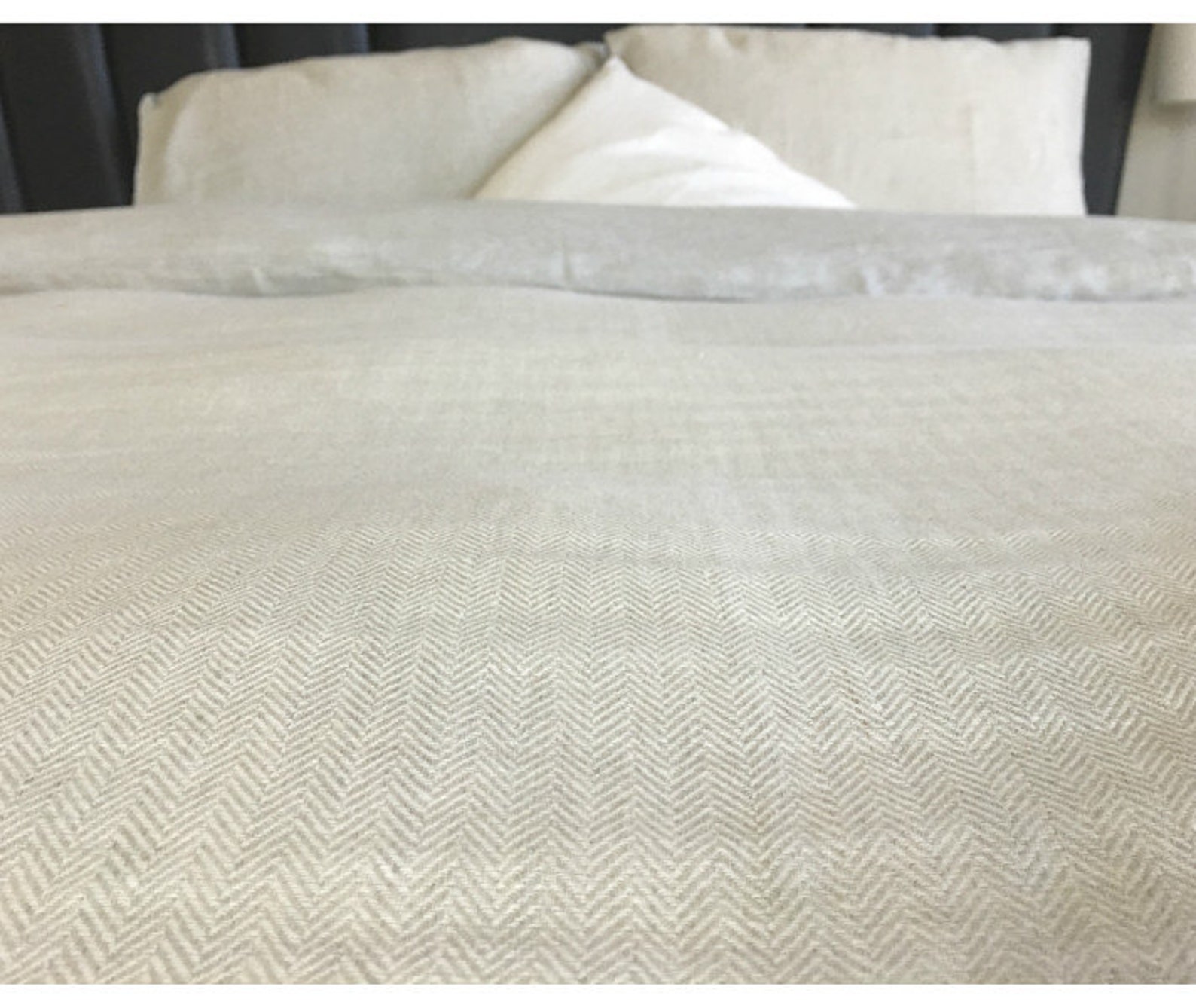 Chevron Duvet Cover Set, Reversible Duvet Cover Set, Chevron Bedding ...